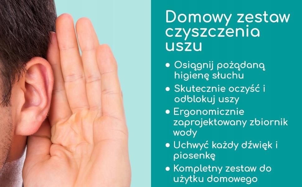 Medi Grade Skuteczny Duży Zestaw Do Płukania Uszu HLF999 Pro - ceny i ...