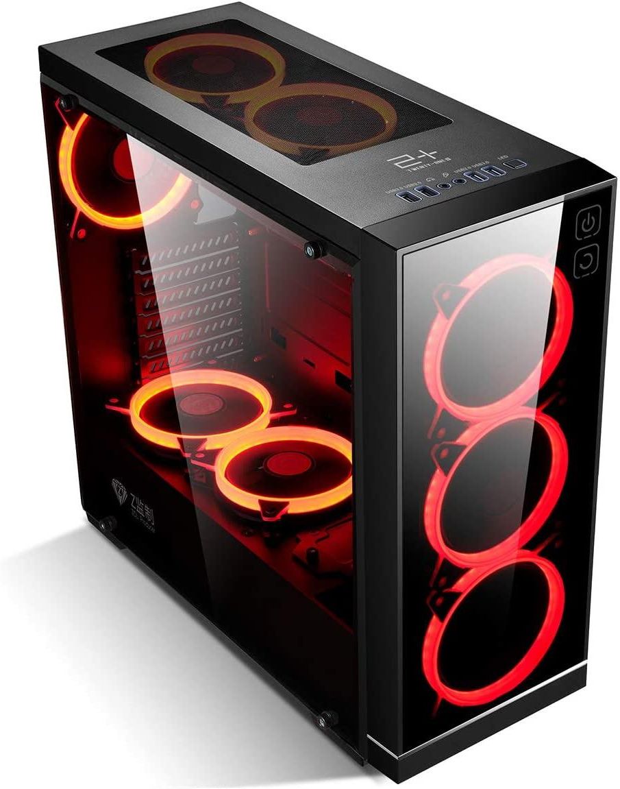 Obudowa komputerowa Obudowa Golden Field Z3 ATX Midi Tower Okno LED ...