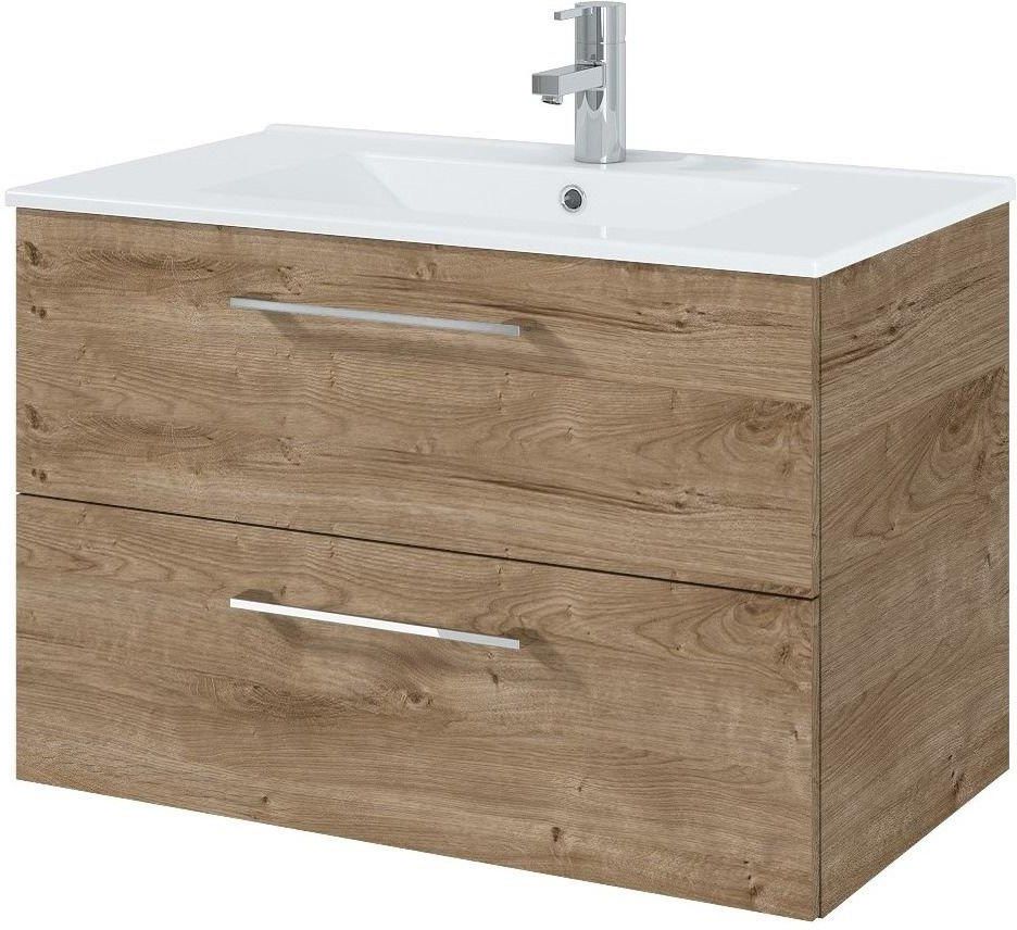 Elita Roma Plus Dąb Canela Komplet Szafka Z Umywalką 80 Cm 2S (169131) - Opinie i atrakcyjne ...