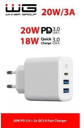 Ładowarka do telefonu Winner Wg 3X Usb 7.8A Fast Charger (TAKC4107269 ...