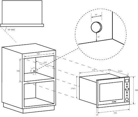 Kuchenka mikrofalowa Haier HWO38MG6HXB - Opinie i ceny na Ceneo.pl
