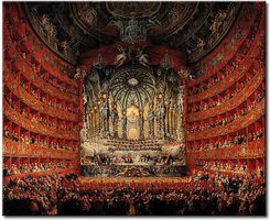 BIMAGO REPRODUKCJA OBRAZU CONCERT GIVEN BY CARDINAL DE LA ROCHEFOUCAULD ...