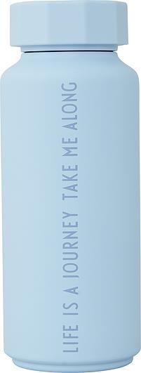 Design Letters Butelka Termiczna Tone On Life Is A Journey Błękitna ...
