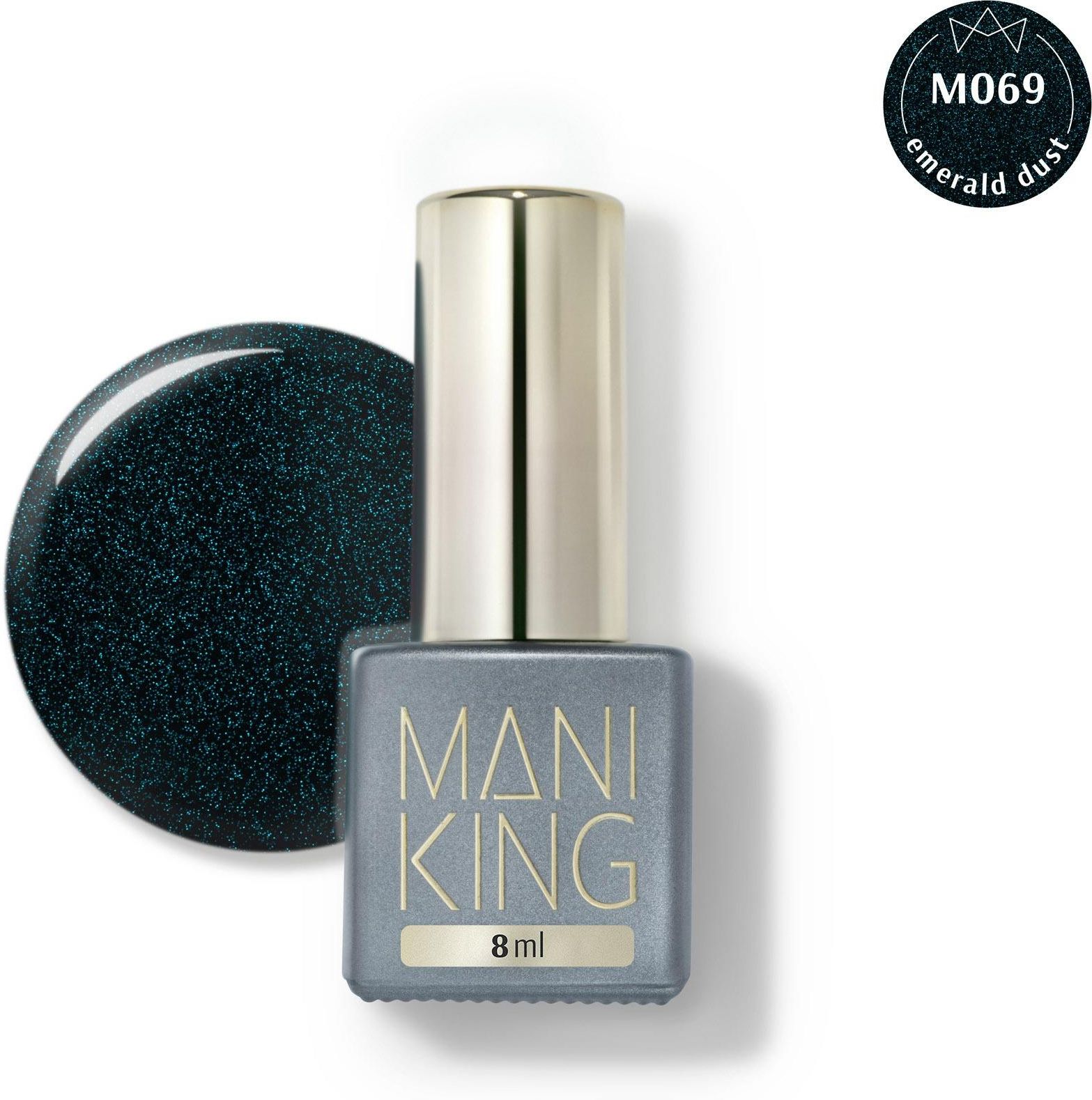 Mani King Lakier Hybrydowy M069 Emerald Dust 8ml - Opinie i ceny na ...