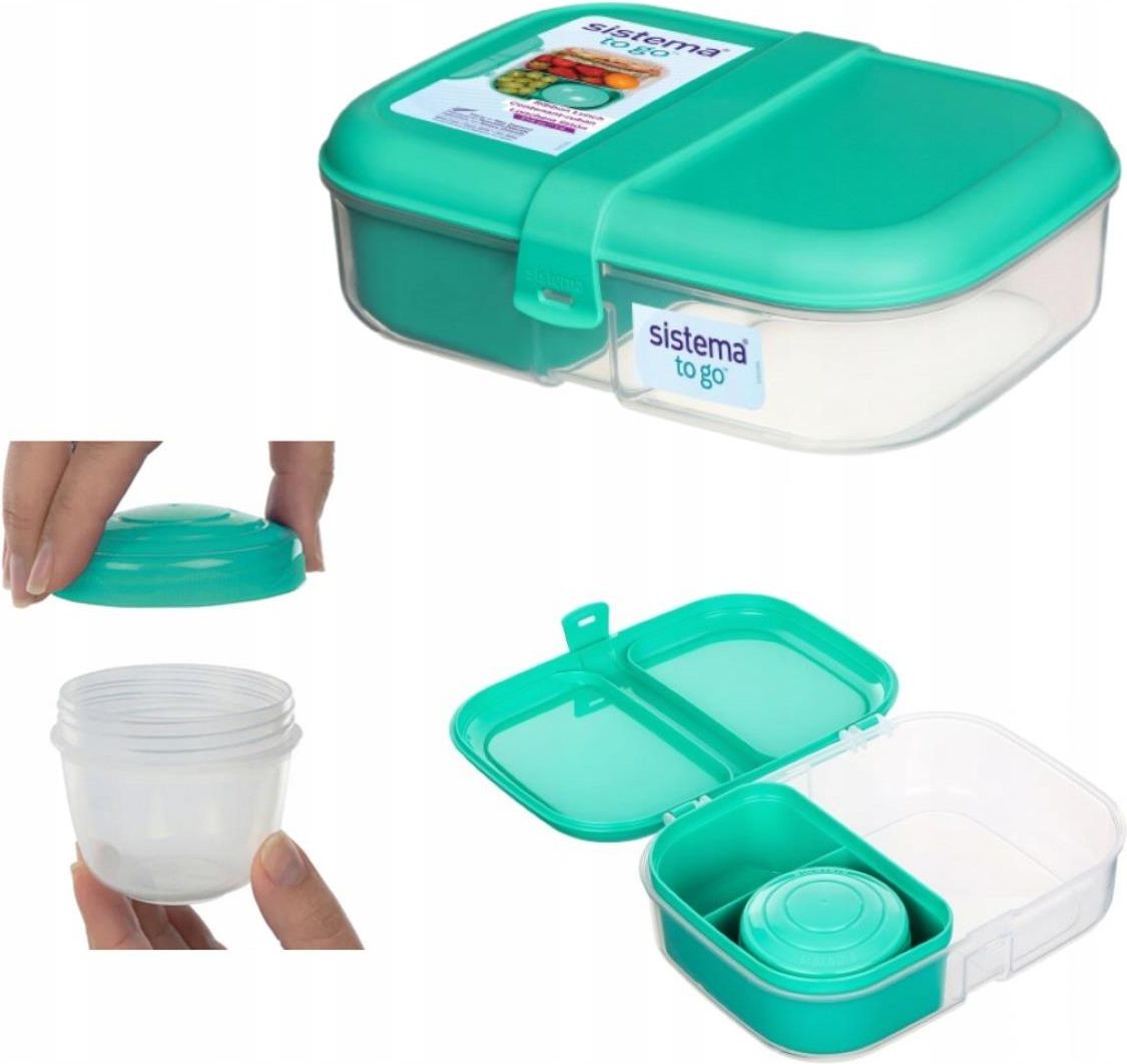 Sistema Lunchbox Pojemnik Ribbon Lunch To Go 1.1L zielony - Opinie i ...