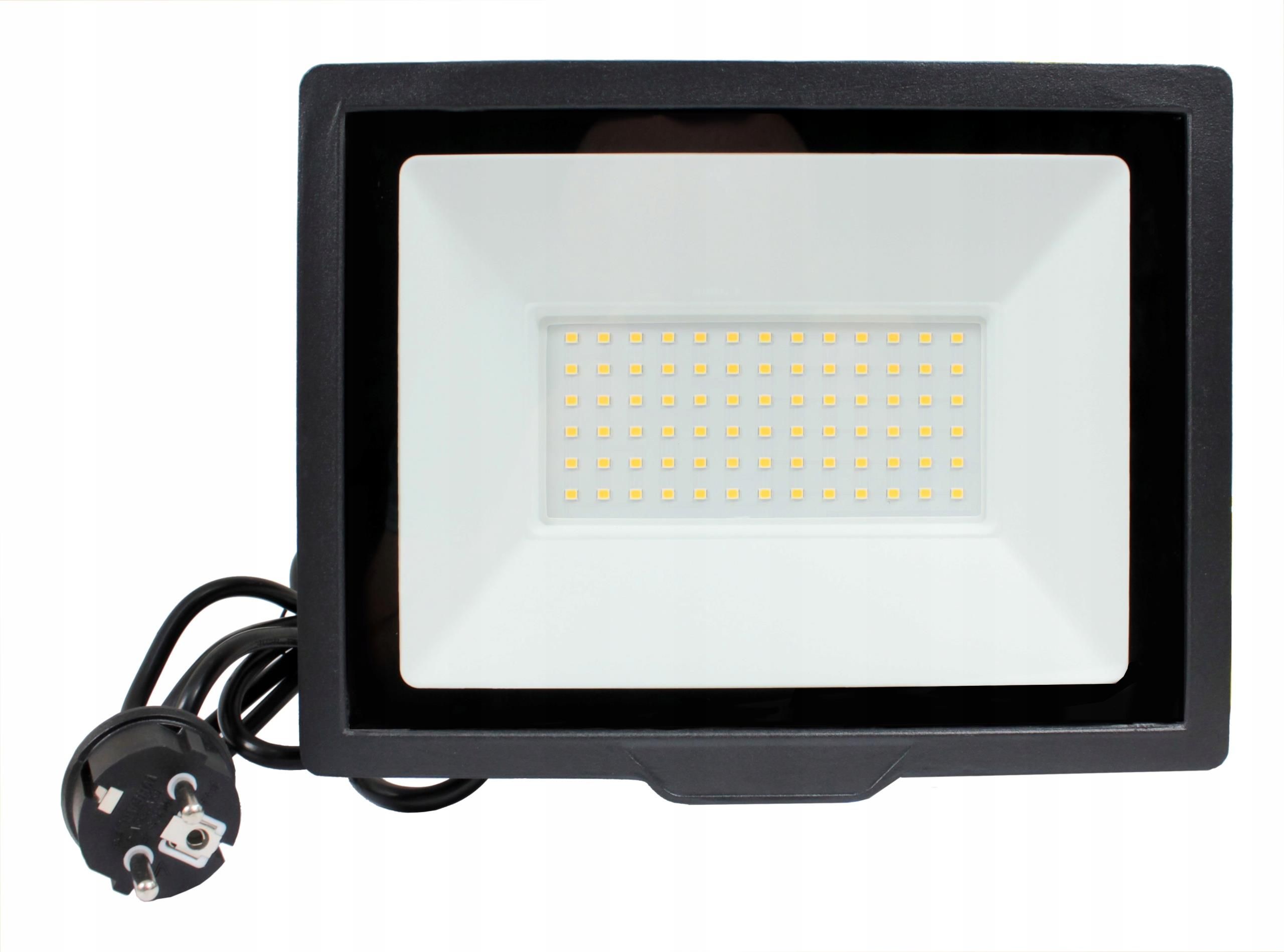 Halogen Naświetlacz Led 100W Z Kablem Ekonomiczny - Ceny i opinie ...