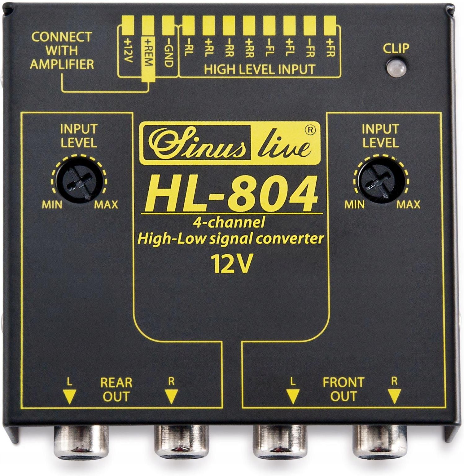 SINUSLIVE HL-804 KONWERTER SYGNAŁU HIGH LOW RCA X4 HL804 - opinie i ceny na Ceneo.pl