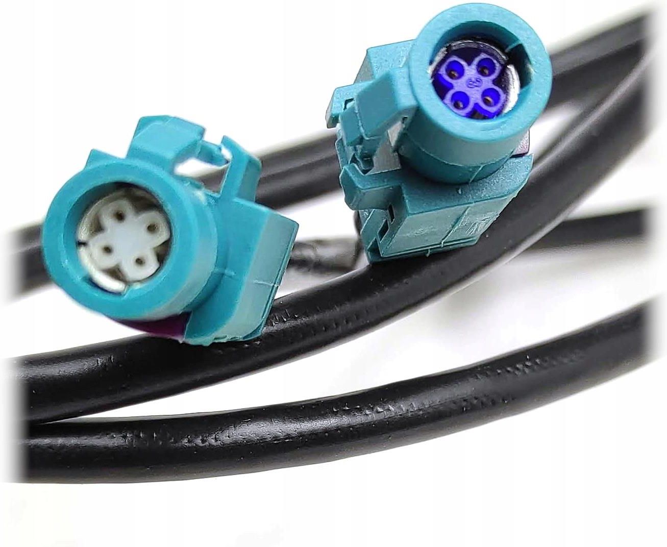 HOBBYELEKTRONIKA ZŁĄCZE FAKRA HSD MALE WATERBLUE FAKRA HSD MALE 1M ...