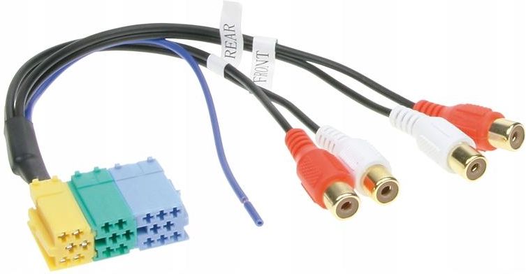 Adapter wtyczka Mini-iso - 4xRCA P/t - opinie i ceny na Ceneo.pl