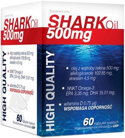 Mbm Pharma Shark Oil 500 Mg 60kaps. - Opinie i ceny na Ceneo.pl