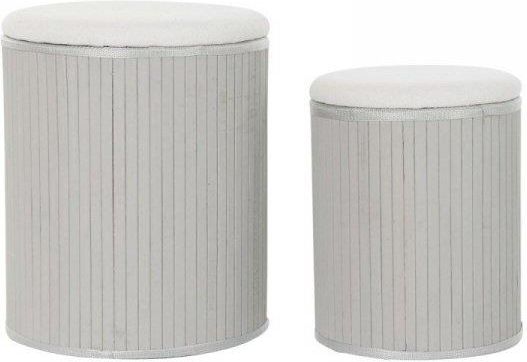 Dkd Home Decor Zestaw Koszyków Bambus Topola 38X38X46Cm (12632803 ...