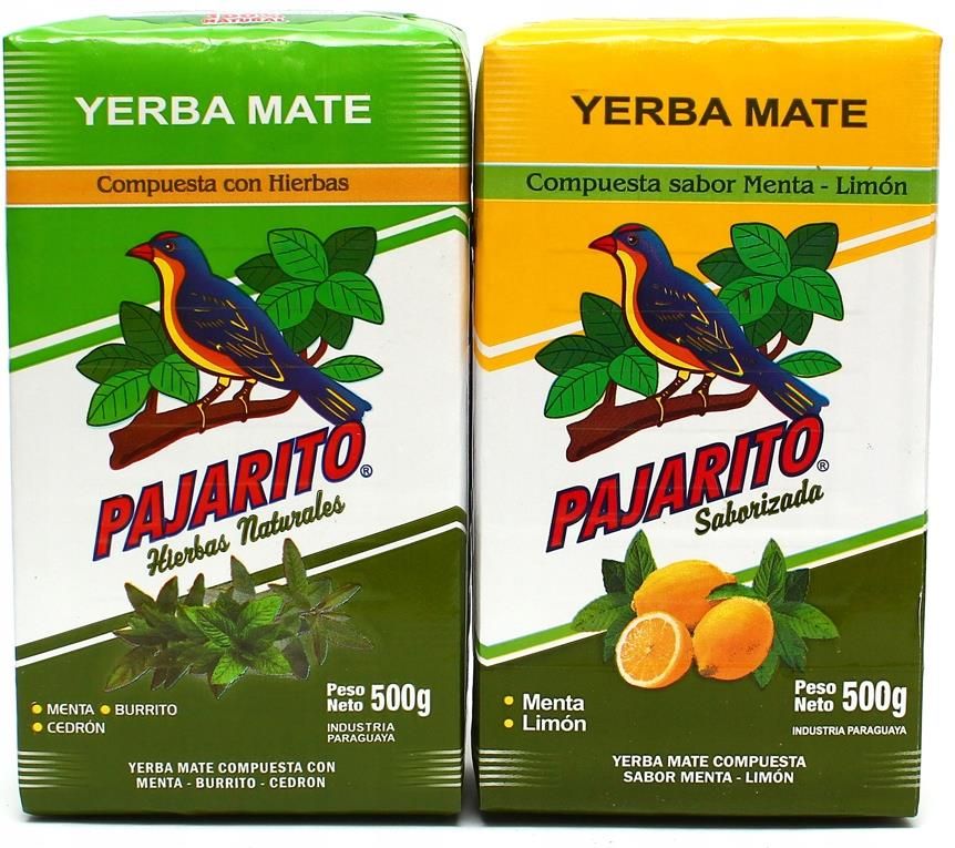 Pajarito Yerba Mate Cytryna Mięta + Hierbas 1kg - Ceny i opinie - Ceneo.pl