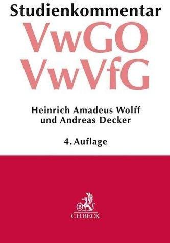 Verwaltungsgerichtsordnung (VwGO) Verwaltungsverfahrensgesetz (VwVfG ...