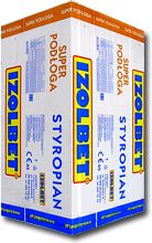 Izolbet Styropian Eps Super Podłoga 100-038 płyty 1000mm x 500mm x ...