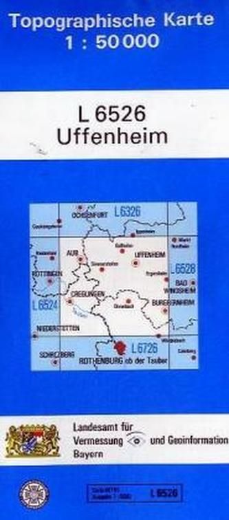 Topographische Karte Bayern Uffenheim - Literatura obcojęzyczna - Ceny ...