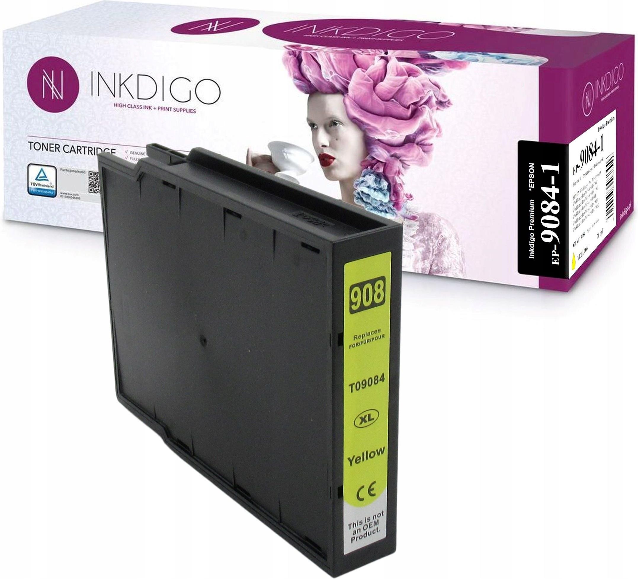 Tusz INKDIGO ZAMIENNIK T9084 DO DRUKARKI EPSON WF6090 WF6590 XL do ...