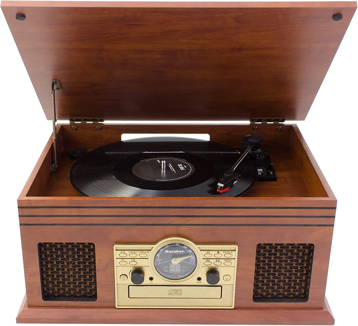 Gramofon Gramofon Karcher NO-036 CD Bluetooth USB Radio - Opinie i ceny ...