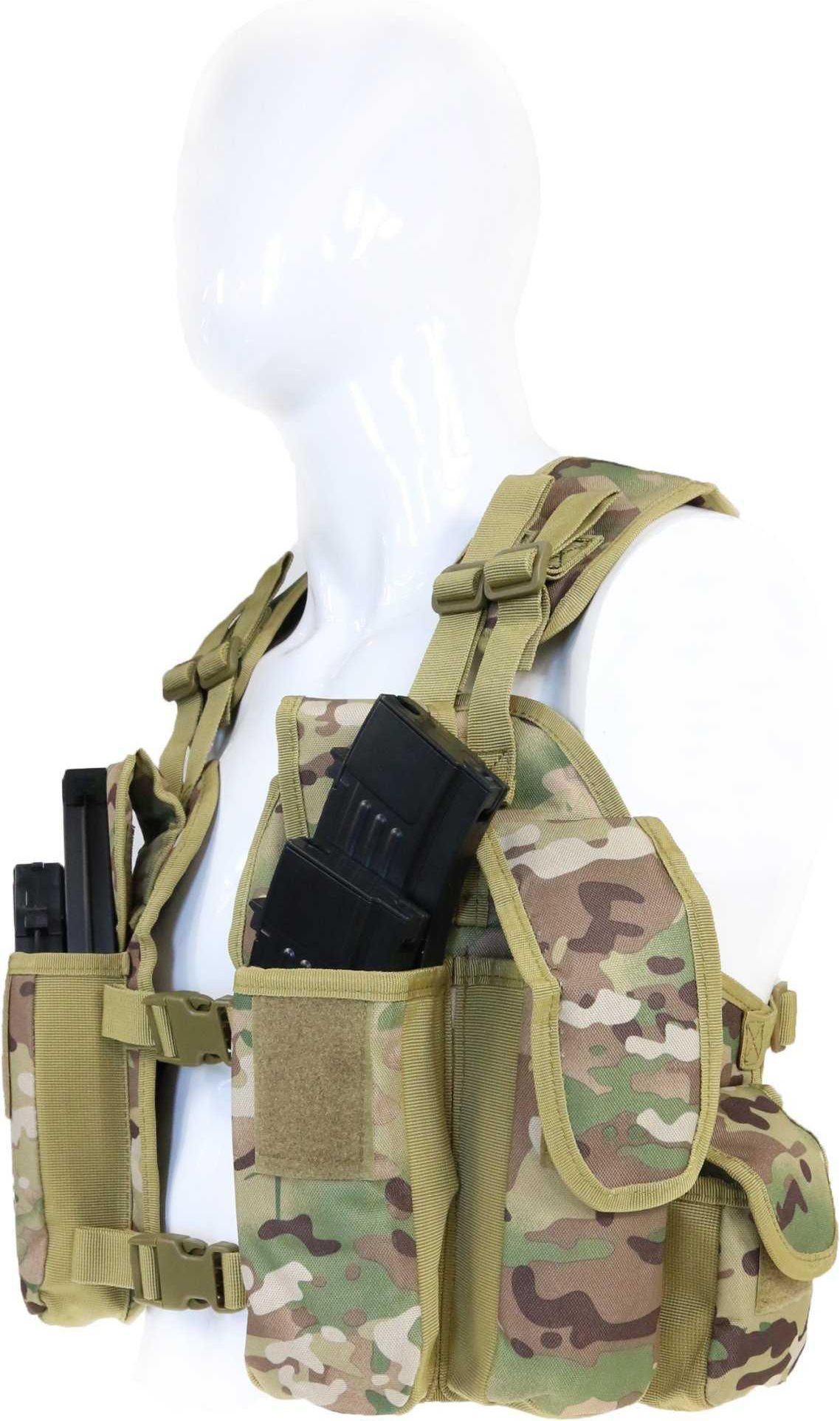 Yakeda Kamizelka Taktyczna Typu Chest Rig 600D Polyester Multicam ...