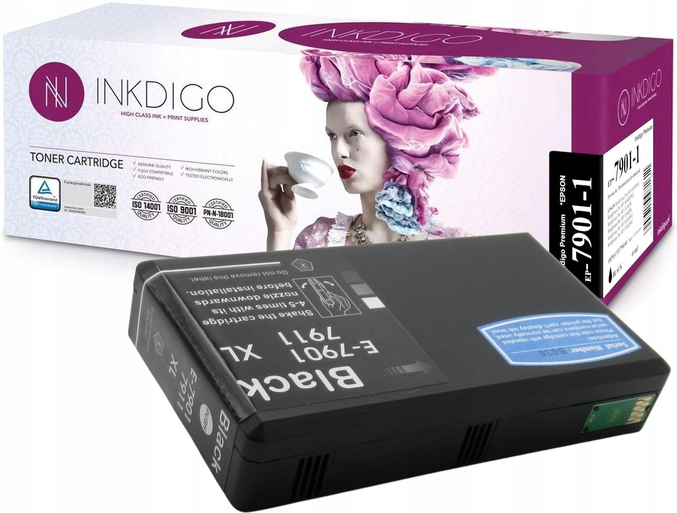 Tusz INKDIGO ZAMIENNIK T7901 DO DRUKARKI EPSON WF-5690 WF-5620 do ...