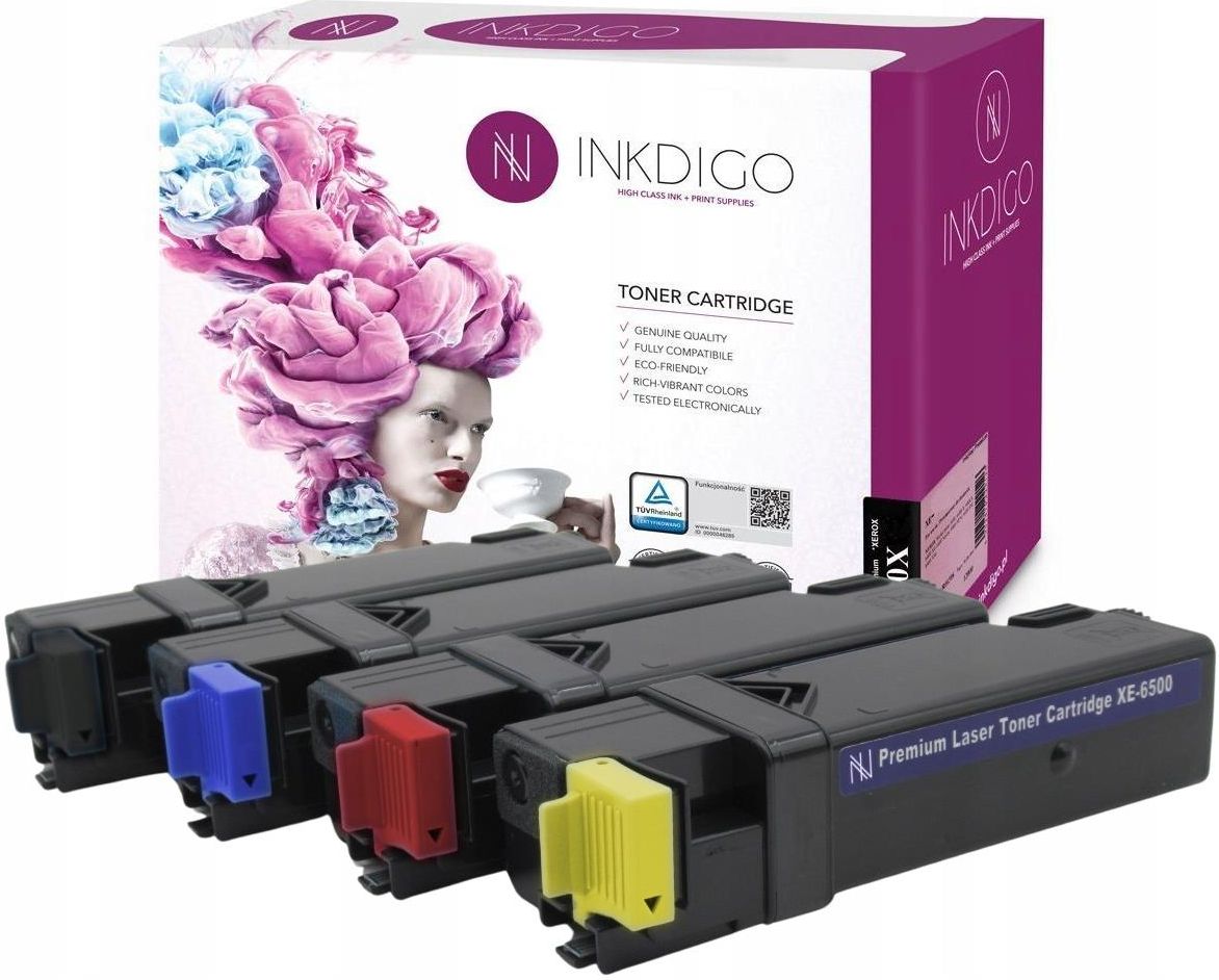 INKDIGO 4 TONERY ZAMIENNE DO XEROX WC 6505 PHASER 6500 - Opinie i ceny ...