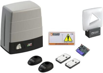 Napęd do bramy Roger Kit Bm30/400/F Zestaw Do Bram Przesuwnych 500 Kg Technology Kit Bm30/400/F ...