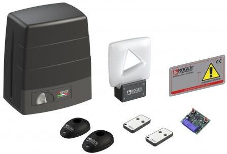 Napęd do bramy Roger Zestaw Do Bram Przesuwnych Kit Bm30/310/Hs/F O Max Ciężarze 400Kg Kit Bm30 ...