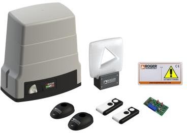 Napęd do bramy Roger Kit Bh30/806/F Zestaw Do Bram Przesuwnych Do 1000 Kg Technology Kit Bh30 ...