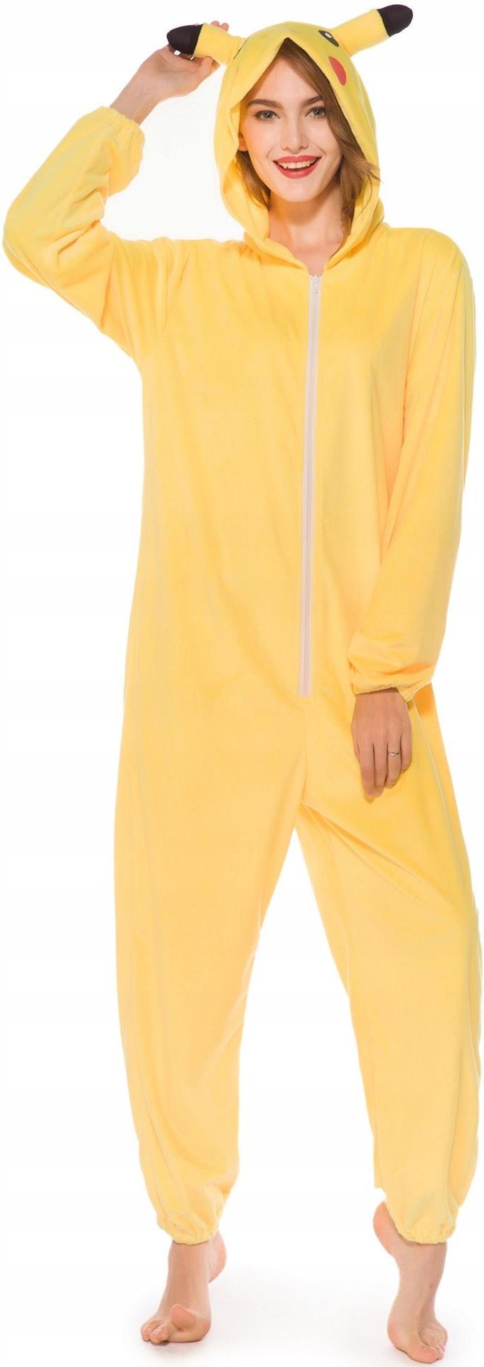 Strój Kostium Onesie Pikachu Pokemon Dres Unisex (Żółtykostium) - Ceny ...