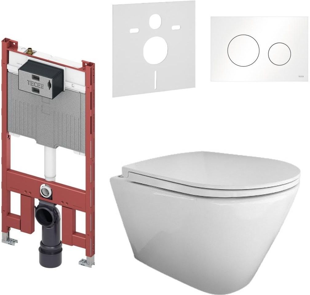 Zestaw podtynkowy Rak Ceramics Resort Rimless Tece New 8 Cm Loop Mat GSRESSLM+TSN+9240926 ...