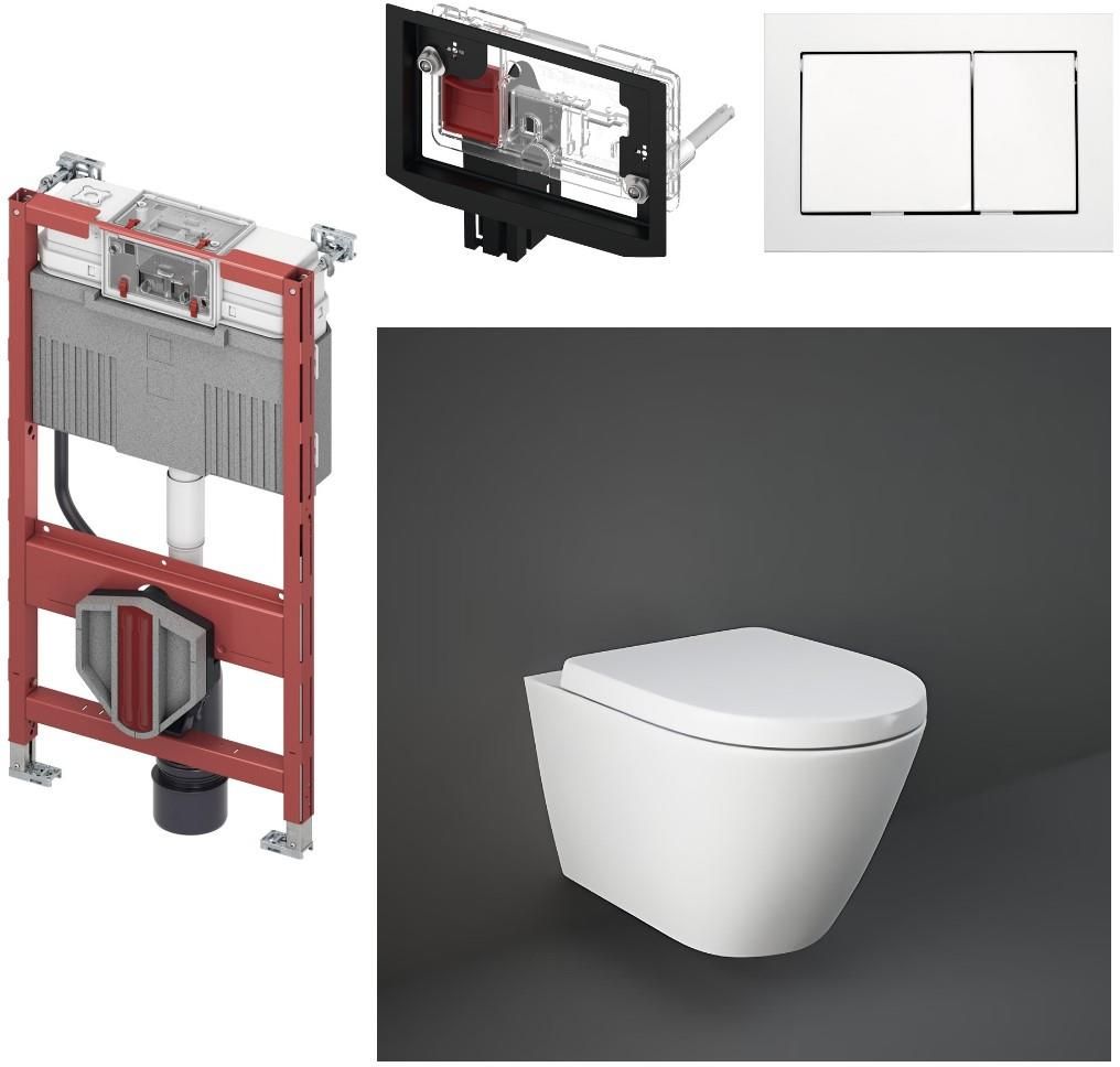 Zestaw podtynkowy Rak Ceramics Resort Rimless Tece Base GSRESNOR+T98+9240700+K - Opinie i ceny ...