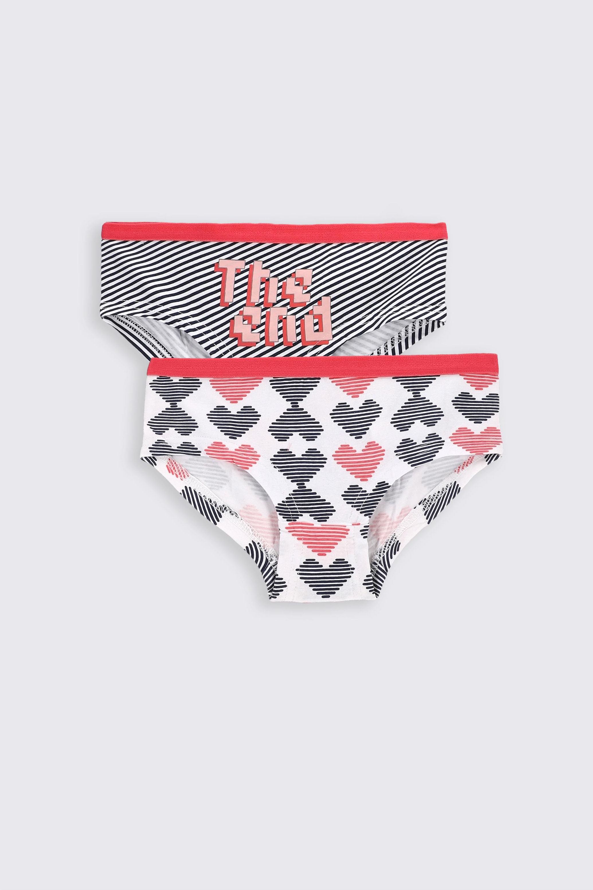 Majtki dziewczęce wielokolorowe 2 pack - Ceny i opinie - Ceneo.pl