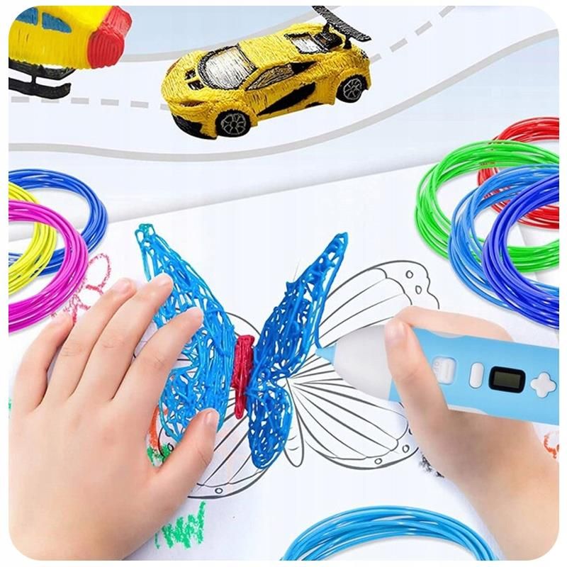 Filament WKŁADY DO DŁUGOPISU 3D PEN 100M 20 KOLORÓW 5M PCL - Opinie i ceny na Ceneo.pl