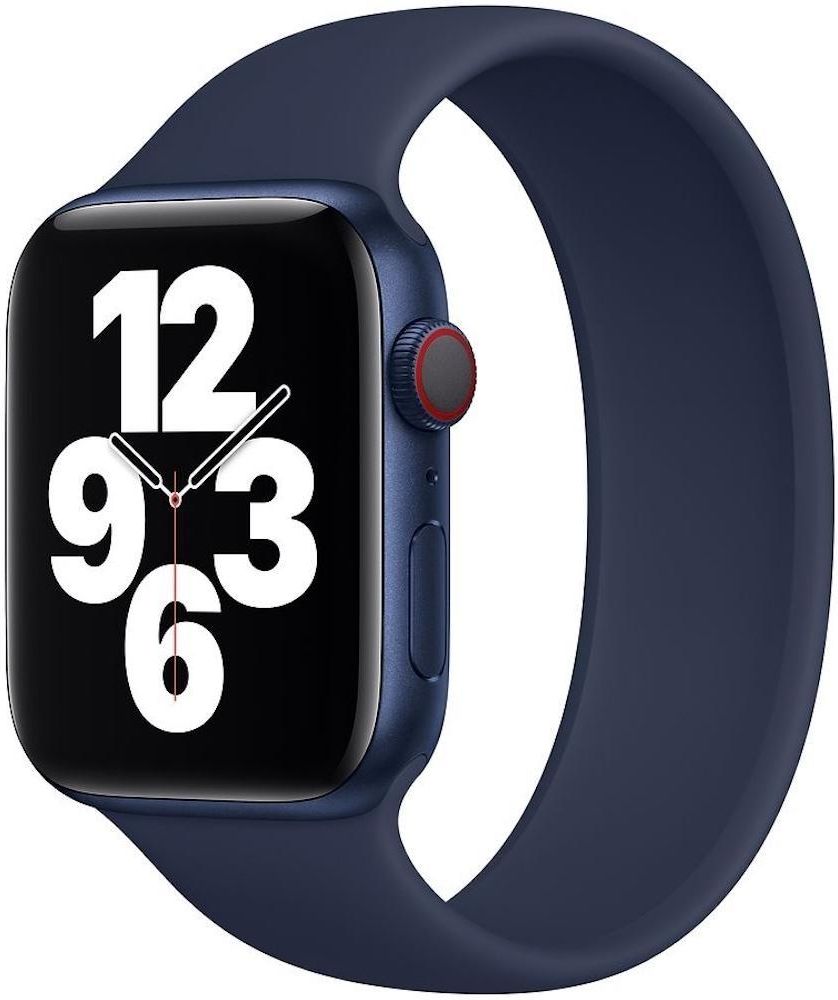 Innocent Silicone Solo Loop Apple Watch Band 42/44/45/49mm Navy Niebieski M 153mm - Opinie i ...