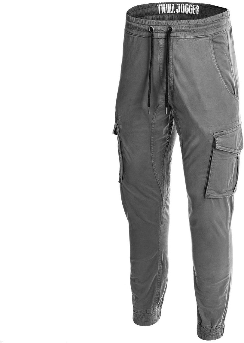 Spodnie Alpha Industries Cotton Twill Jogger - Grey/Black (116202/136 ...