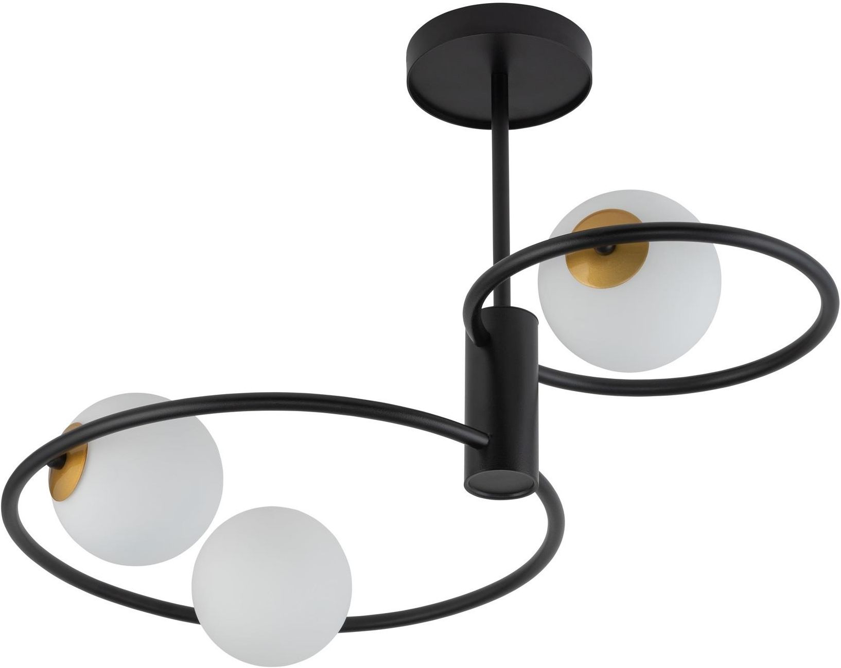 SIGMA AQUA LAMPA WISZĄCA 3-PUNKTOWA CZARNA/ZŁOTA 33465 33465 - Opinie i ...