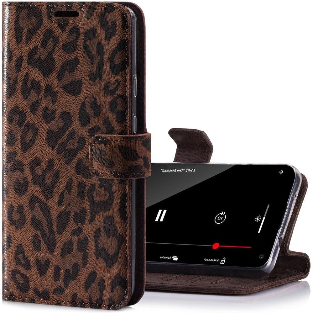 Etui na telefon Surazo ze skóry naturalnej Wallet case - Pantera (51173 ...