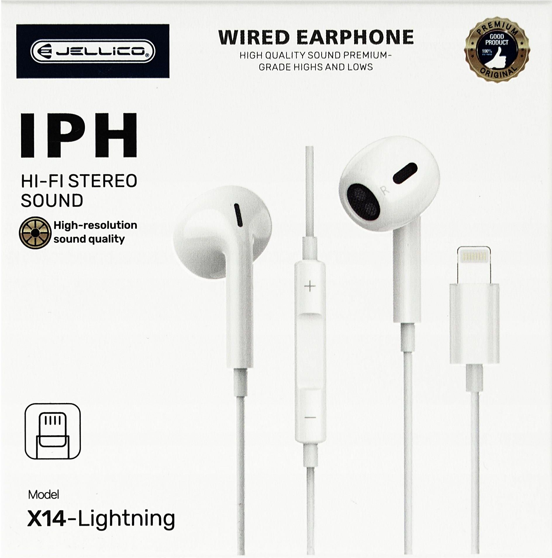 Zestaw słuchawkowy Pawonik SŁUCHAWKI EARPODS LIGHTNING DOUSZN MIKROFON ...