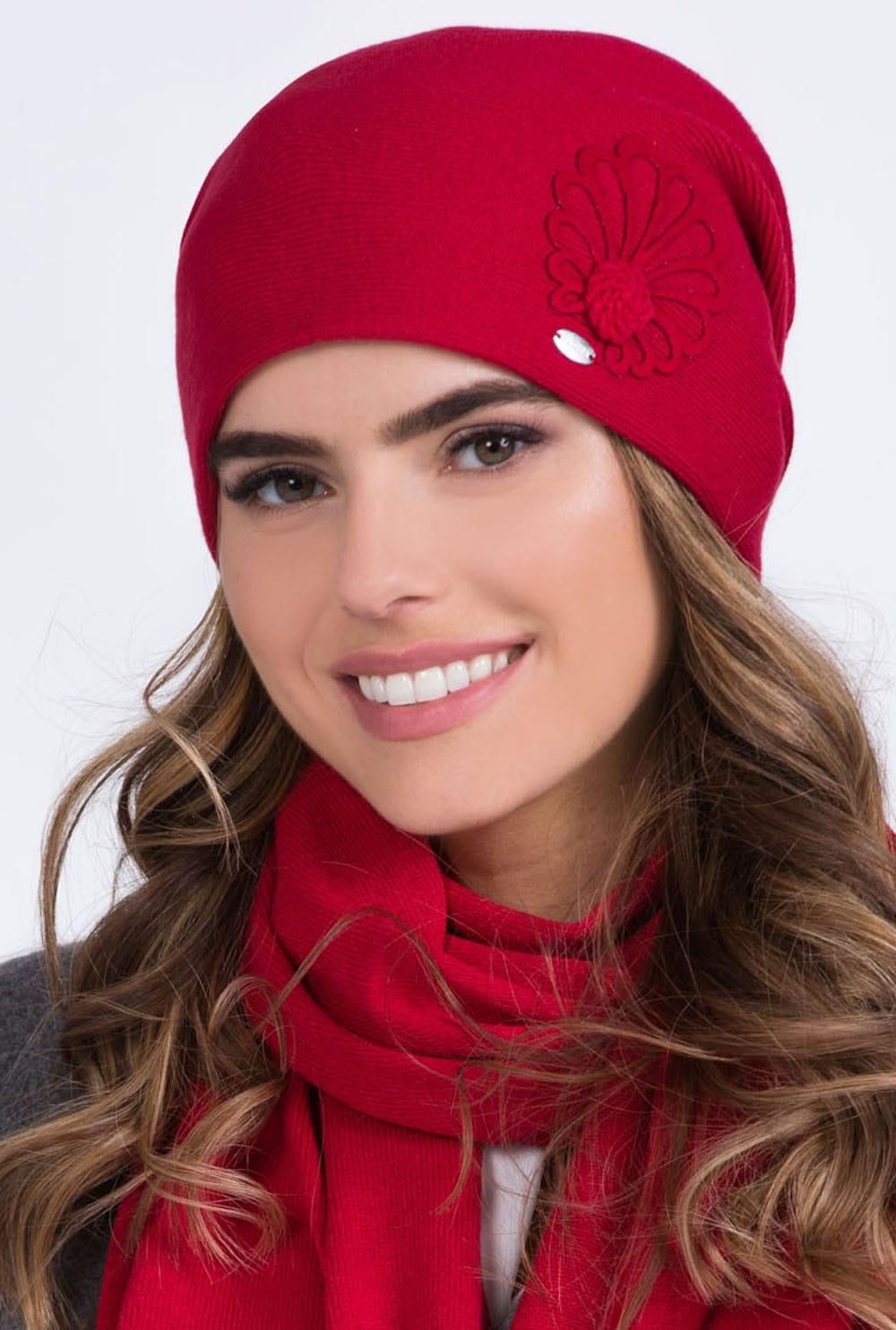 Czapka Damska Model Malwa Red - Ceny i opinie - Ceneo.pl