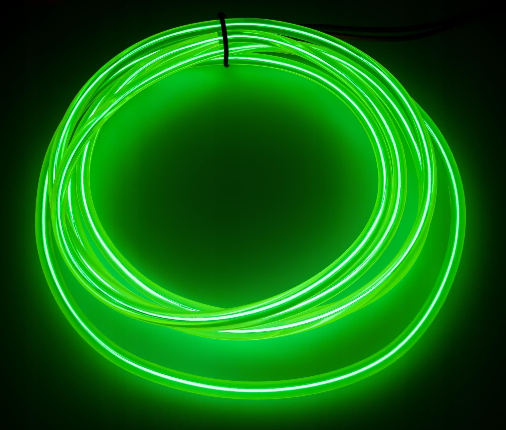 EL WIRE 1M ŚWIATŁOWÓD GRUBY 5MM PRZEWÓD 10 KOLOR ELWIRE5MMGRUBY BIAŁA ...