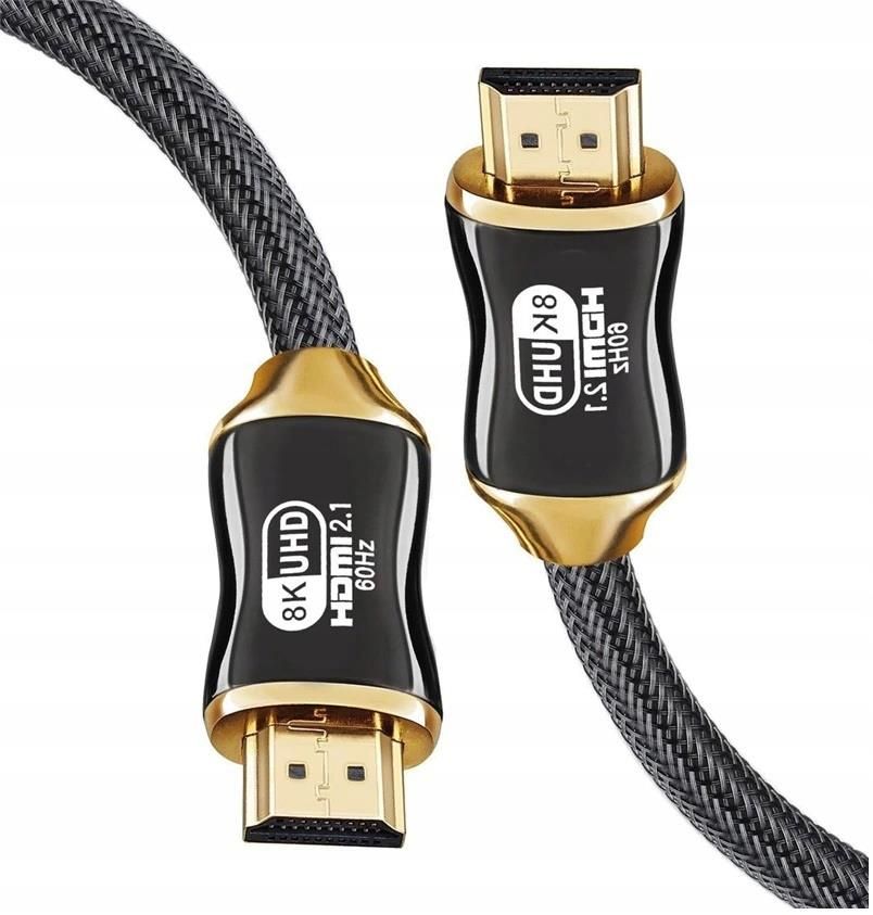 KABEL HDMI 2.1 HIGH SPEED 8K 60HZ 4K 120HZ 2M (KABELHDMI218K60HZ4K120HZ ...