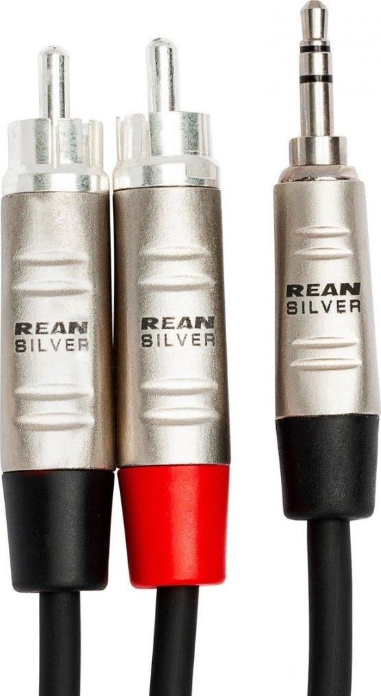 HOSA - KABEL PRO TRS 3.5MM 2 X RCA 3M (HMR010Y) - Opinie i ceny na Ceneo.pl