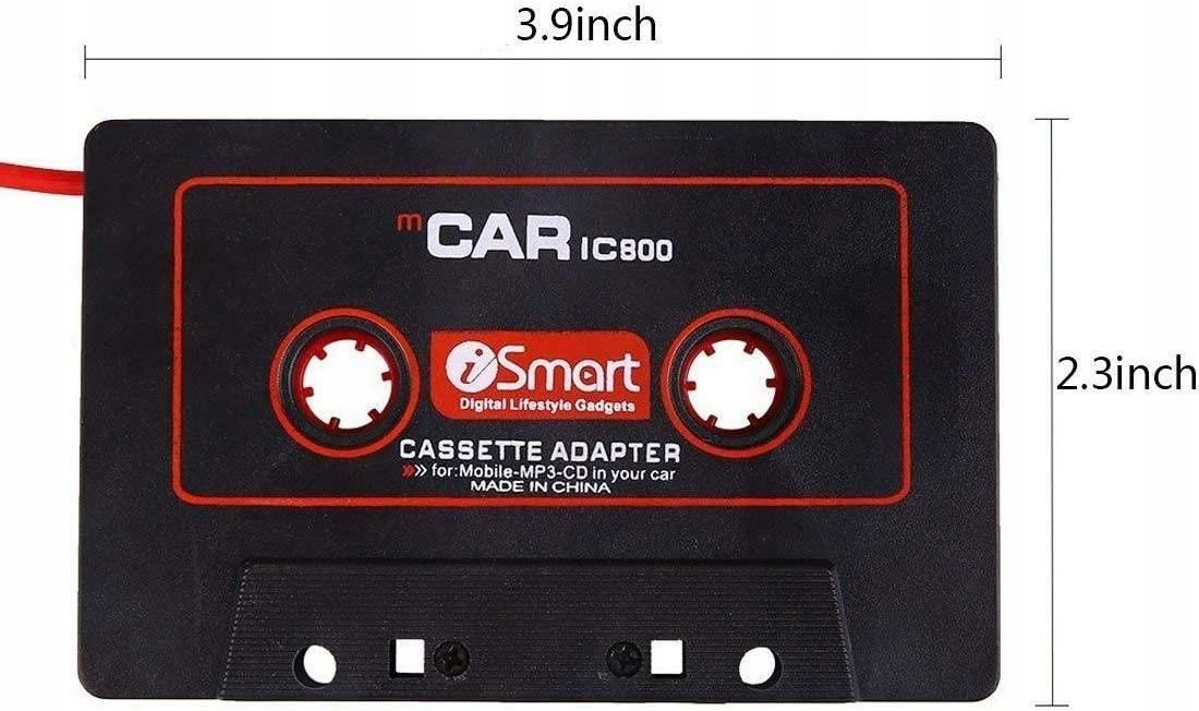 KASETA ADAPTER TRANSMITER RADIO CD MP3 AUX JACK (W800) - Opinie i ceny ...