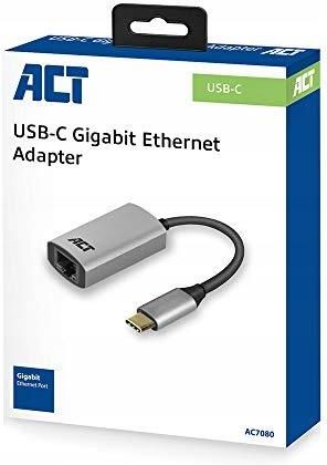ACT USB C TO ETHERNET ADAPTER, RJ45 GIGABIT ETHERN (0001) - Opinie i ...