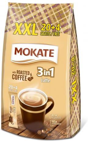 Kawa Mokate 3W1 Latte Kawa Rozpuszczalna 24X15g - Ceny i opinie - Ceneo.pl