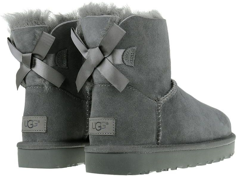 Buty UGG Mini Bailey Bow II 1016501-GREY - Ceny i opinie - Ceneo.pl