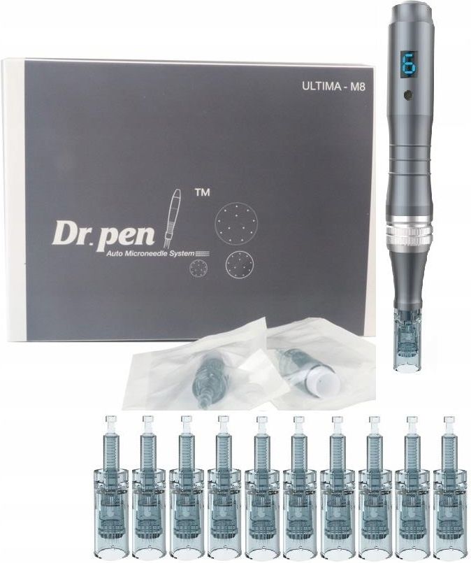 Dr Pen Ultima M8 Dermapen Pro + Kartridże - Ceny i opinie - Ceneo.pl