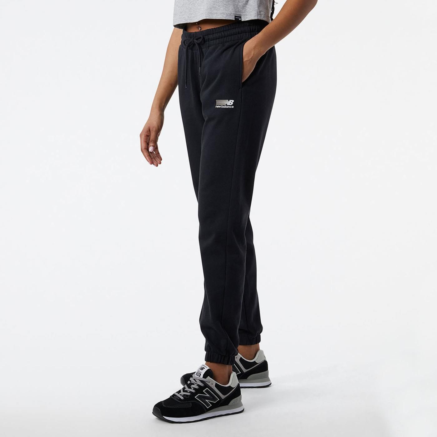 Damskie Spodnie NEW BALANCE NB CLASSIC SWEAT PANT NBWP23811BK – Czarny ...