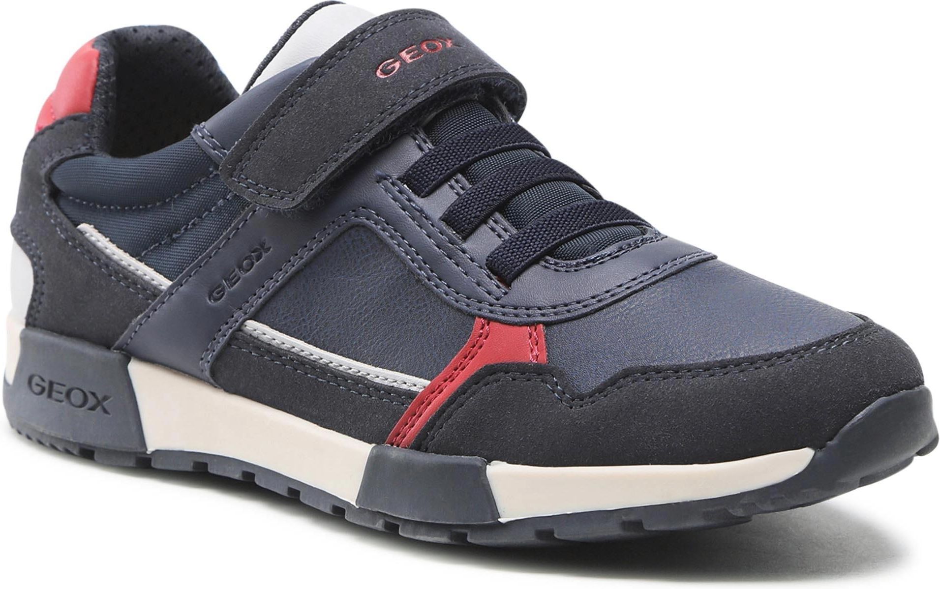 Sneakersy GEOX - J Alfier B. A J046NA 0BUAF C0735 D Navy/Red - Ceny i opinie - Ceneo.pl