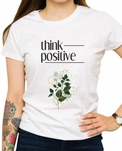 Koszulka think positive - Ceny i opinie - Ceneo.pl