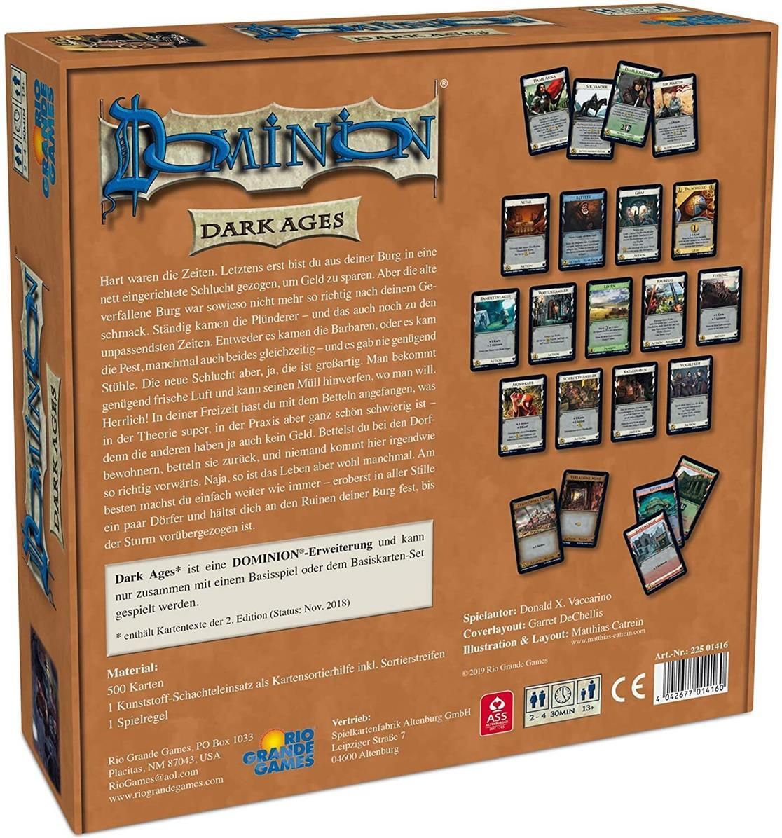 Cartamundi Dominion Dark Ages (DE) - Gra planszowa. Ceny i opinie ...